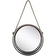 Amazon.com: Round Galvanized Metal Wall Mirror : Home & Kitchen