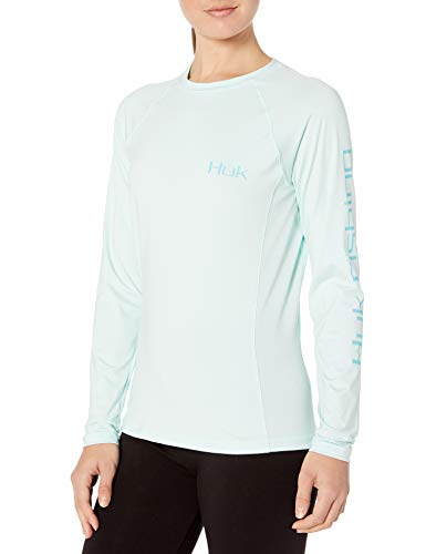HUK Women's Pursuit Vented Long Sleeve Performance Fishing Shirt with ...