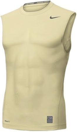 Amazon.com: Nike Pro Combat Men's Sleeveless Crew Compression Fit Shirt ...