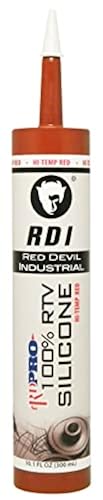 Red Devil 08090I RD PRO 100% Heat Resistant RTV Silicone Sealant, A ...