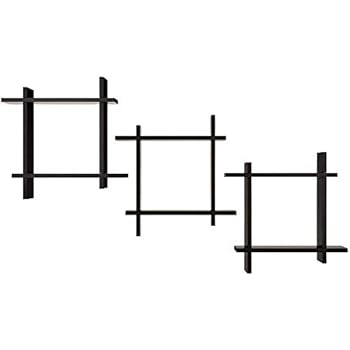 Amazon.com: Burnes of Boston Interlocking Wall Mounted Storage Cube Set ...
