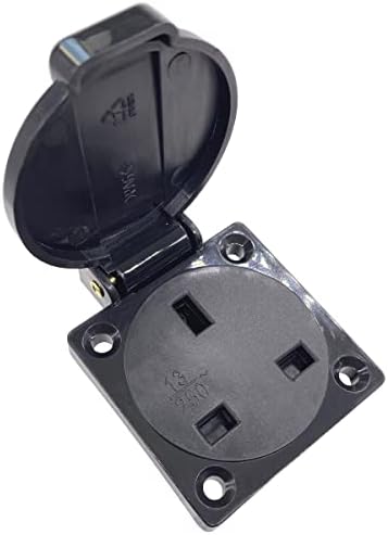Waterproof IP44 UAE/KSA/UK Socket for Type G Plug, 13A, Dustproof ...