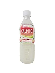 Amazon.com : Calpico Japanese Non-Carbonated Soft Drink, White Peach 16.9oz, 6 Pack : Grocery ...