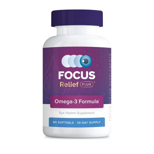 Focus Relief Plus Dry Eye Formula (90 ct. 30 Day Supply) Dry Eye Omega ...