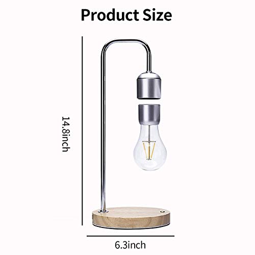 Magnetic Levitating Floating Wireless LED Light Bulb with Wireless ...