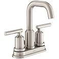 Moen WS84228SRN Gibson Two-Handle High Arc Bathroom Faucet, No Size ...