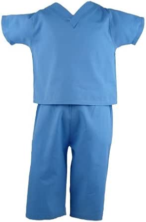 Amazon.com: Scoots Infant Scrubs, Blue: Clothing