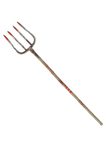 Halloween Scarecrow Prop Bloody Pitchfork: Amazon.co.uk: Toys & Games