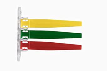 Primary Color Exam Room Flags, 3 Flag: Amazon.com: Industrial & Scientific