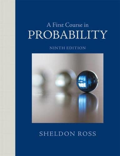 First Course in Probability, A 9th Edition by Sheldon Ross (PDF) | sci ...