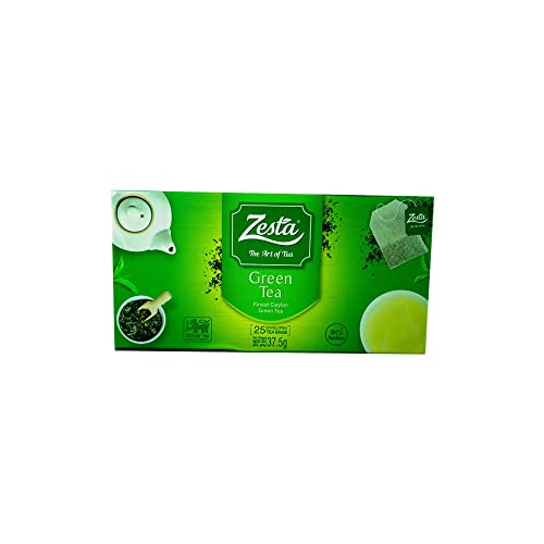 Green Tea 25 Enveloped tea bags ZESTA Brand Ceylon Tea in Oman | Whizz