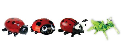 Looking Glass Insects Miniature Collectible, Pack of 4 | Amazon price ...