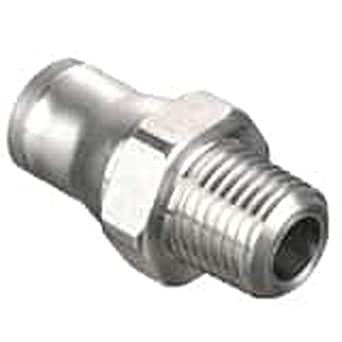 Parker 68PLS-8M-4R-pk5 Prestolok PLS Push-to-Connect Fitting, Tube to ...