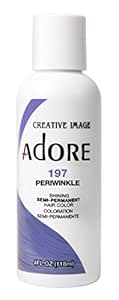 Amazon.com : Adore Semi-Permanent Haircolor, 197 Peri Winkle, 4 Oz ...