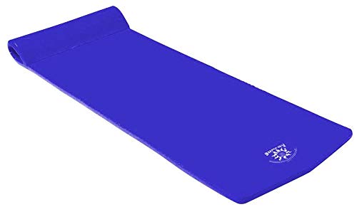 Pool Mate Large Foam Mattress Swimming Pool Float, Bahama Blue | Pricepulse