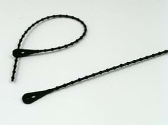 Amazon.com: 5" Releasable Beaded Nylon Cable Ties Fasteners with 10 lb ...