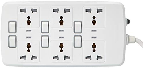 Narken R-Series Electric Universal Extension Cord 6 Socket 3 Meter ...
