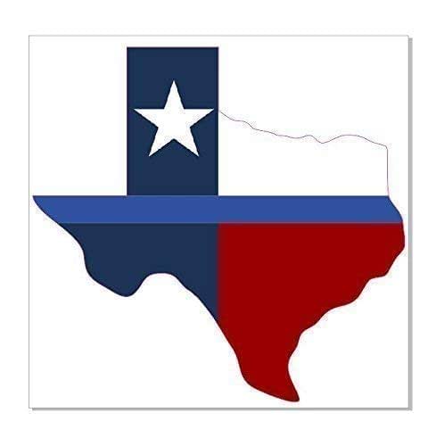 Amazon.com: Texas flag with Thin Blue Line, TEXAS Shaped : Handmade ...