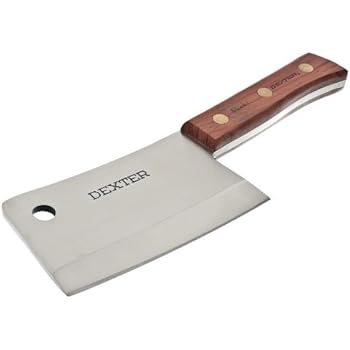 Amazon.com: 7" stainless heavy duty cleaver: Dexter Meat Cleaver ...
