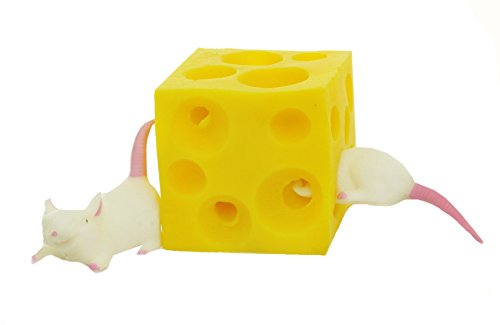 Купить Stretchy Mice and Cheese Toy - 2 Squishable Figures And Cheese ...