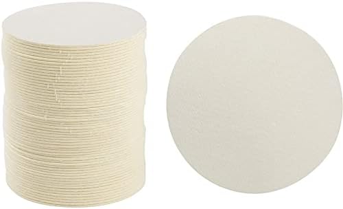 Cardboard Coasters - 150-Pack Disposable Heavyweight Coasters, Round ...
