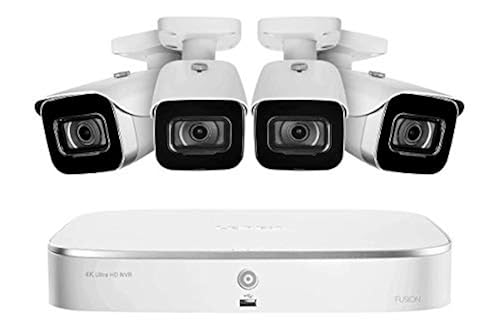 8-Channel Fusion NVR System with 4K (8MP) IP Cameras 4 / White in Saudi ...