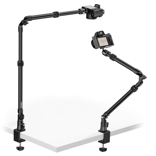ULANZI ZJ02 Camera Desk Mount Overhead Magic Arm, 98cm/38.6inch ...