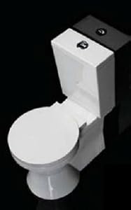 Sanindusa Reflex WC Bathroom Toilet Seat Only - Classic Round Design ...