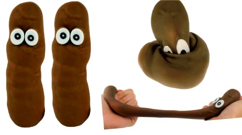 JA-RU Stretchy Poopster Sensory Toys (2 Pack) Stress Relief Toys ...