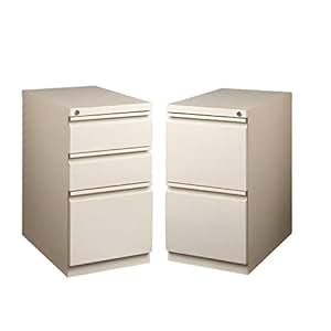 Amazon.com : Set of 2 Value Pack Mobile 2 and 3 Drawer Filing Cabinets ...
