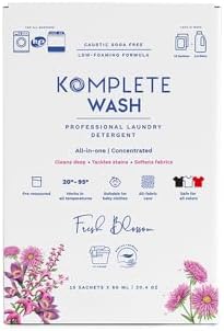 Komplete Wash 15 Sachets All-in-one Professional Laundry Detergent Gel ...