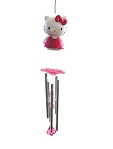 Amazon.com : Hello Kitty Wind Chimes - Pink : Garden & Outdoor