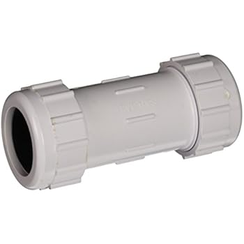 NDS CPC-1500 1-1/2-Inch Compression PVC Compression Coupling, Gray - Pipe Fittings - Amazon.com