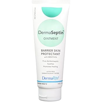 Amazon.com: DermaSeptin Soothing Skin Protectant Ointment Tube, 4 oz ...