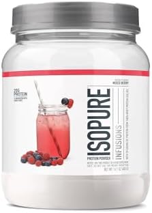 Isopure Protein Powder, Clear Whey Isolate Protein, Post Workout ...
