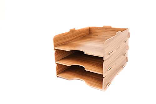 Inbox Tray for Desk Stackable Letter File Tray Organizer for Incoming ...