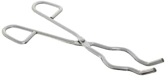 American Educational Nickel Steel Crucible Tongs, 8" Length (Bundle of ...