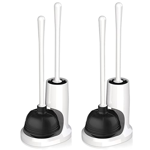 uptronic Toilet Plunger and Brush, Bowl Brush and Heavy Duty Toilet ...