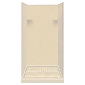 Transolid RKWF3667-67 Remodel Solid Surface Alcove Shower Kit, 36" x 36 ...