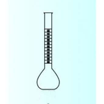 BOROSILICATE GLASS CASSIA FLASK GRADUATED LONG NECK. ONE UNIT. 200ML ...