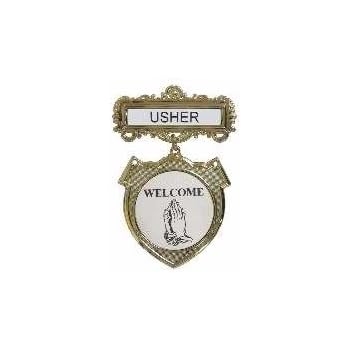Amazon.com : Usher Badge Pack of 24 : Identification Badges : Office ...