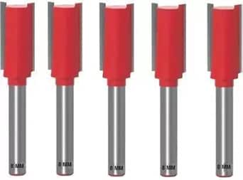 T.H1 length-25mm,-SHANK STRAIGHT ROUTER BIT SET of 5 8mm (9502 ...
