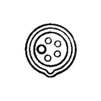 HUBBELL HBL330C6W AC Connector IEC60309 330C6W Female IEC 309 Pin ...