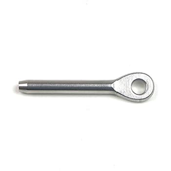 20pc Set - Stainless Steel Marine Eye End for 3/16" Diameter Wire Rope ...