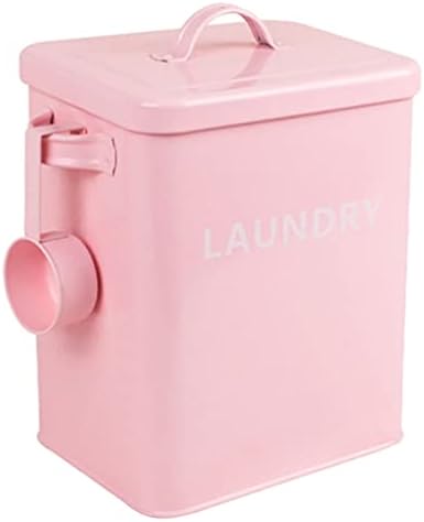 Cabilock Laundry Detergent Storage Tin Box with Airtight Lids and Spoon ...