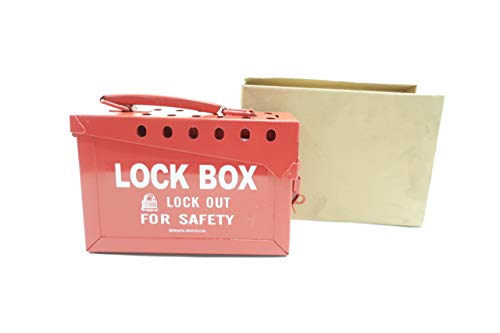BRADY 65699 13 Lock Portable Metal RED Lock Box D647462: Amazon.com ...