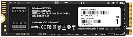 Klevv Cras C710 1TB M.2 NVMe SSD price in Saudi Arabia | Amazon Saudi ...