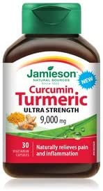 Amazon.com: Jamieson Ultra Strength Curcumin Turmeric 9000mg, 30 vegi ...