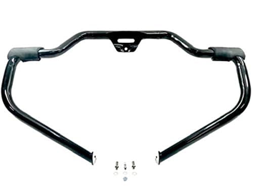 HARLEY DAVIDSON GLOSS BLACK MUSTACHE ENGINE GUARD HIGHWAY BAR CRASH ...