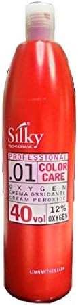 Silky Coloration Care Hydrogen Peroxide 12 Percentage Vol 40, 1000 ml ...